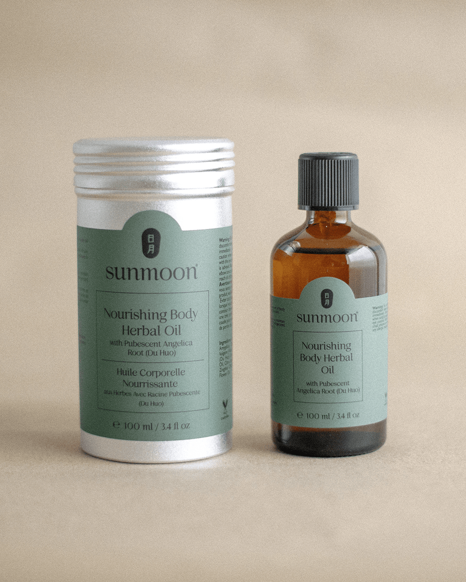 Nourishing Body Herbal Oil with Pubescent Angelia Root (Du Huo)-100ml ...